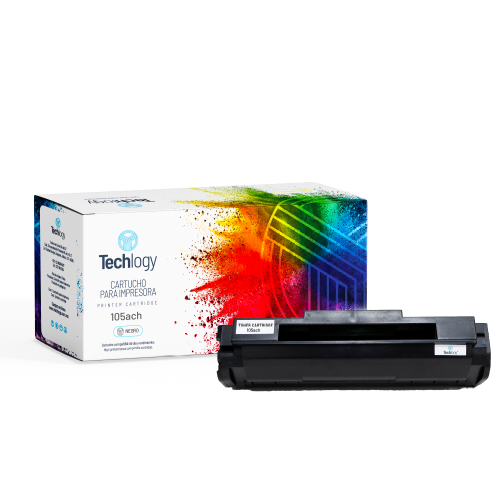 Toner Techlogy 105a con Chip 107a 135a 108a W1105a