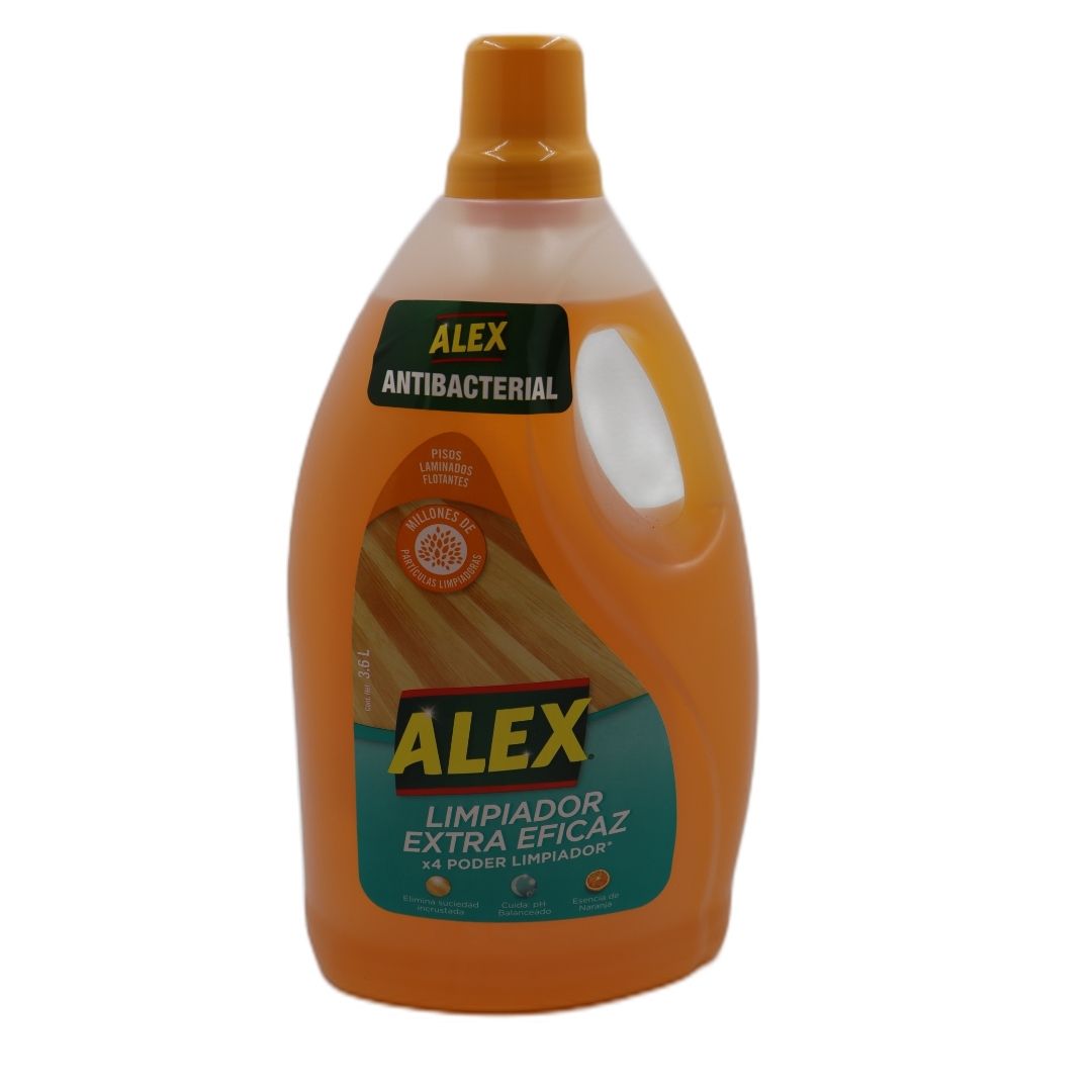 Limpiador Liquido Alex Extra Eficaz 4x Para Pisos 3.6 Litros