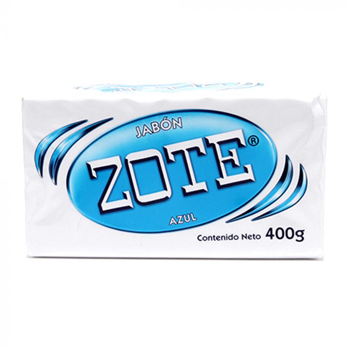 Paquete de 6pz Zote azul en barra de 400g