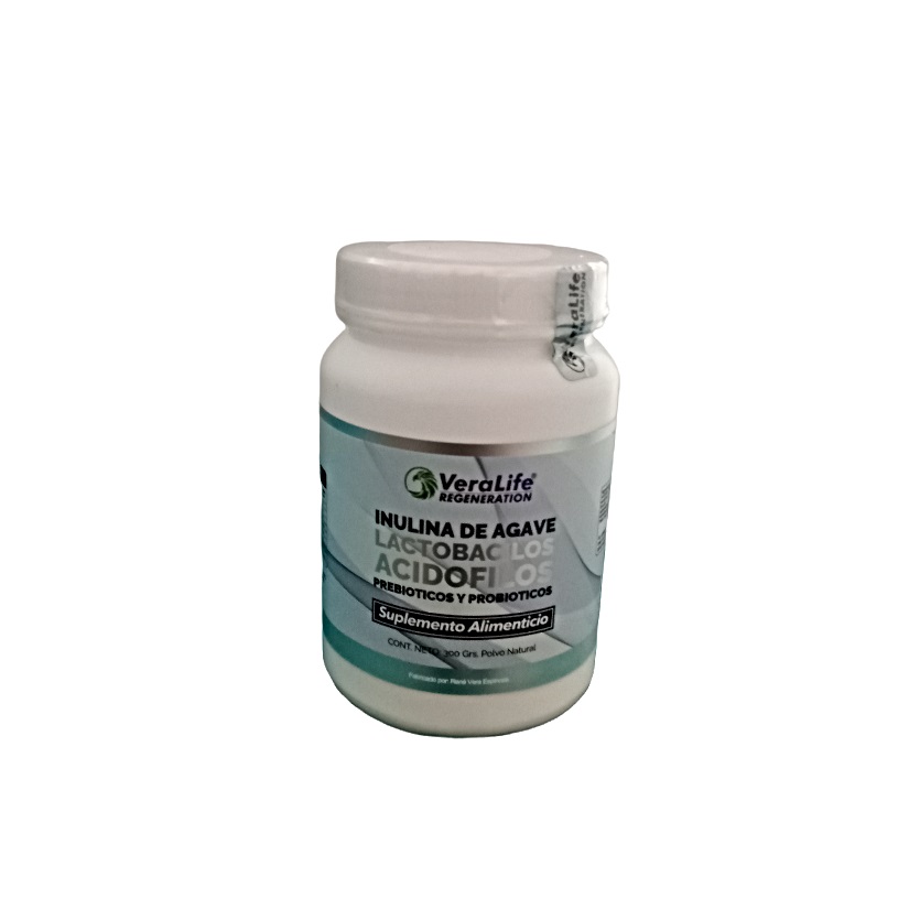 Inulina de agave con lactobacilos acidofilos