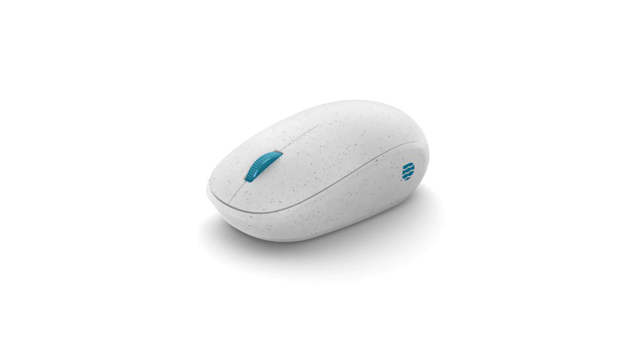 Mouse Microsoft Ocean Plastic, Inalámbrico, 1000DPI
