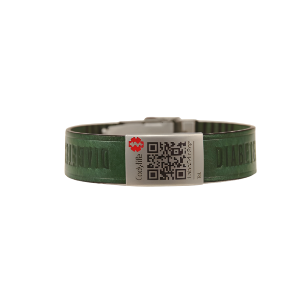 Pulsera Identificación Médica con código QR Codylife Class Diabetes