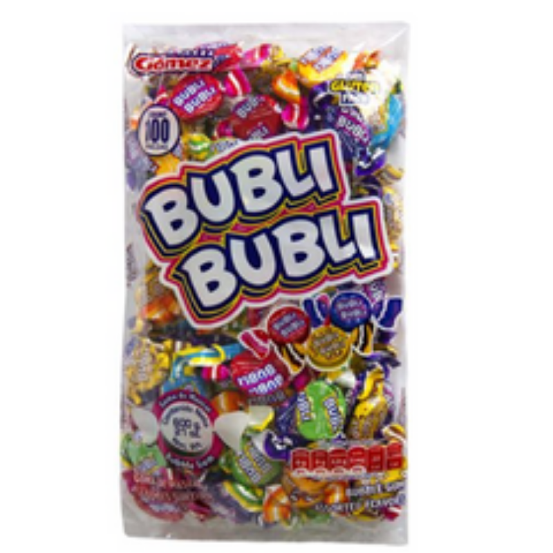 CHICLE BUBLI SURTIDO 100 PIEZAS