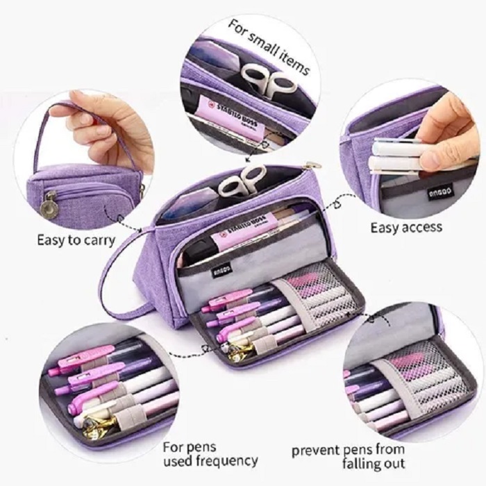 Lapicera Organizador Color Morado