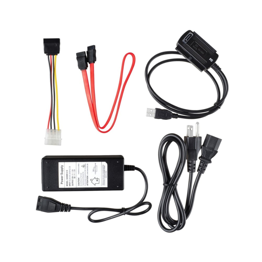 Convertidor Usb 2.0 A Sata Ide Disco Duro 3.5 Y 2.5 Ele-Gate CON01 ...