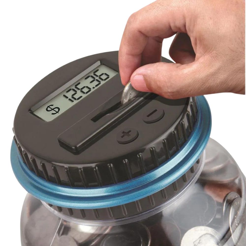 Alcancía digital para ahorros Gadgets & Fun cuenta monedas