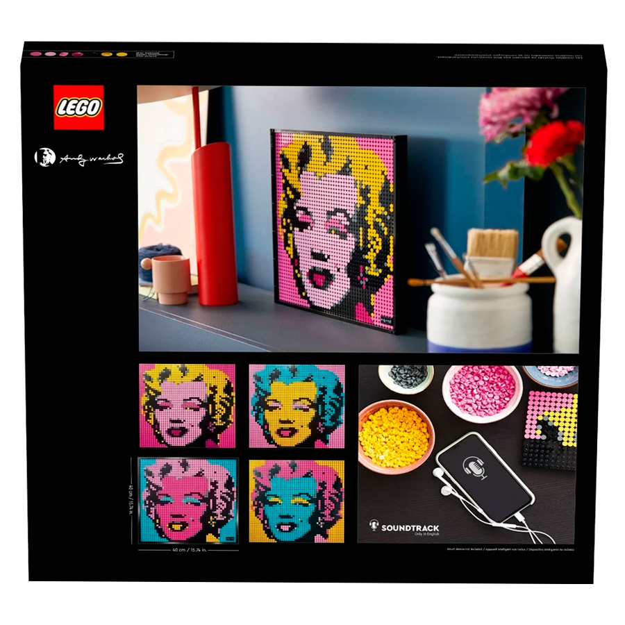 Set de Construcción Andy Warhol's Marilyn Monroe Lego