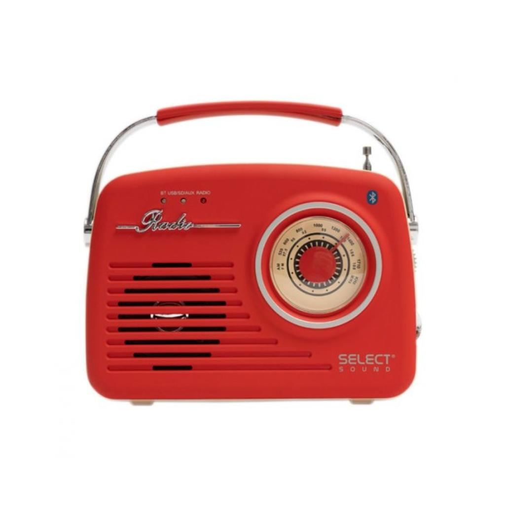 Select sound radio análogo am/fm recargable, bluetooth
