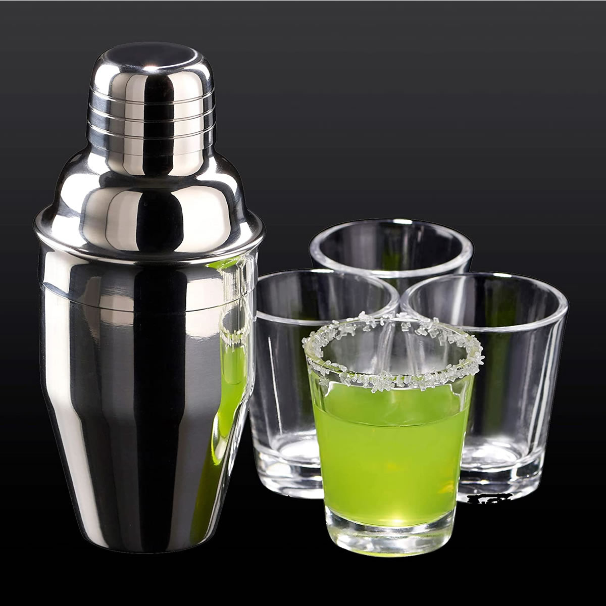 Juego Para Shot Con 6 Pz Acero Inoxidable BarCraft 94294 VAS