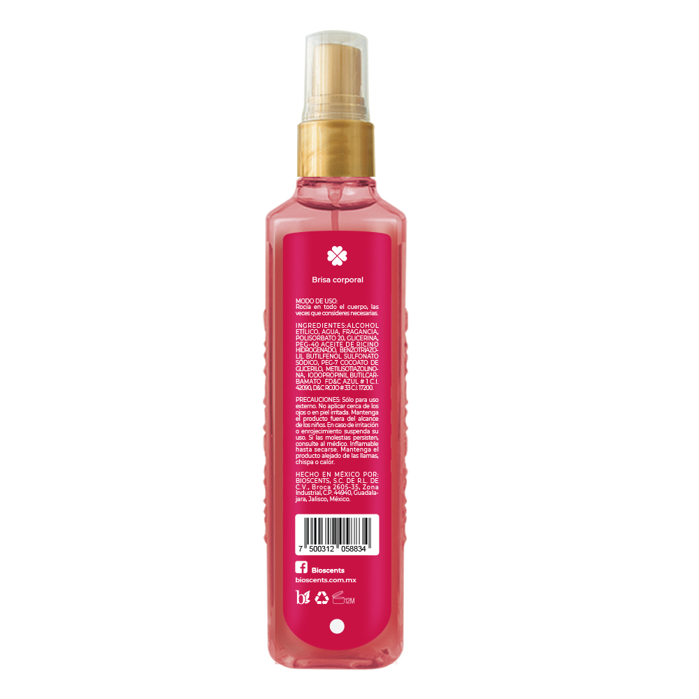 Body Mist Sweet Berry Bioscents 250 Ml