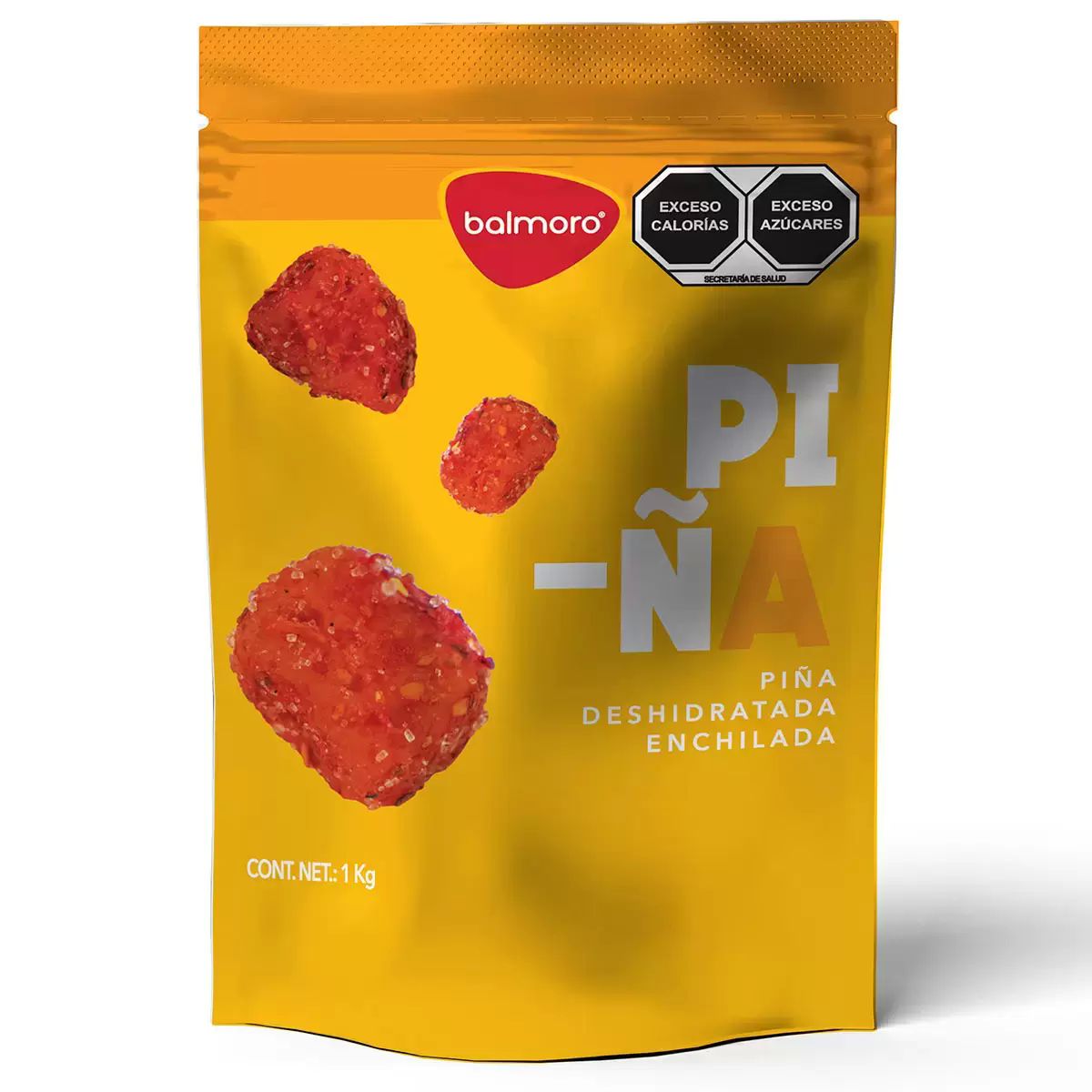 Balmoro Piña Enchilada Deshidratado 1 Kg Snack