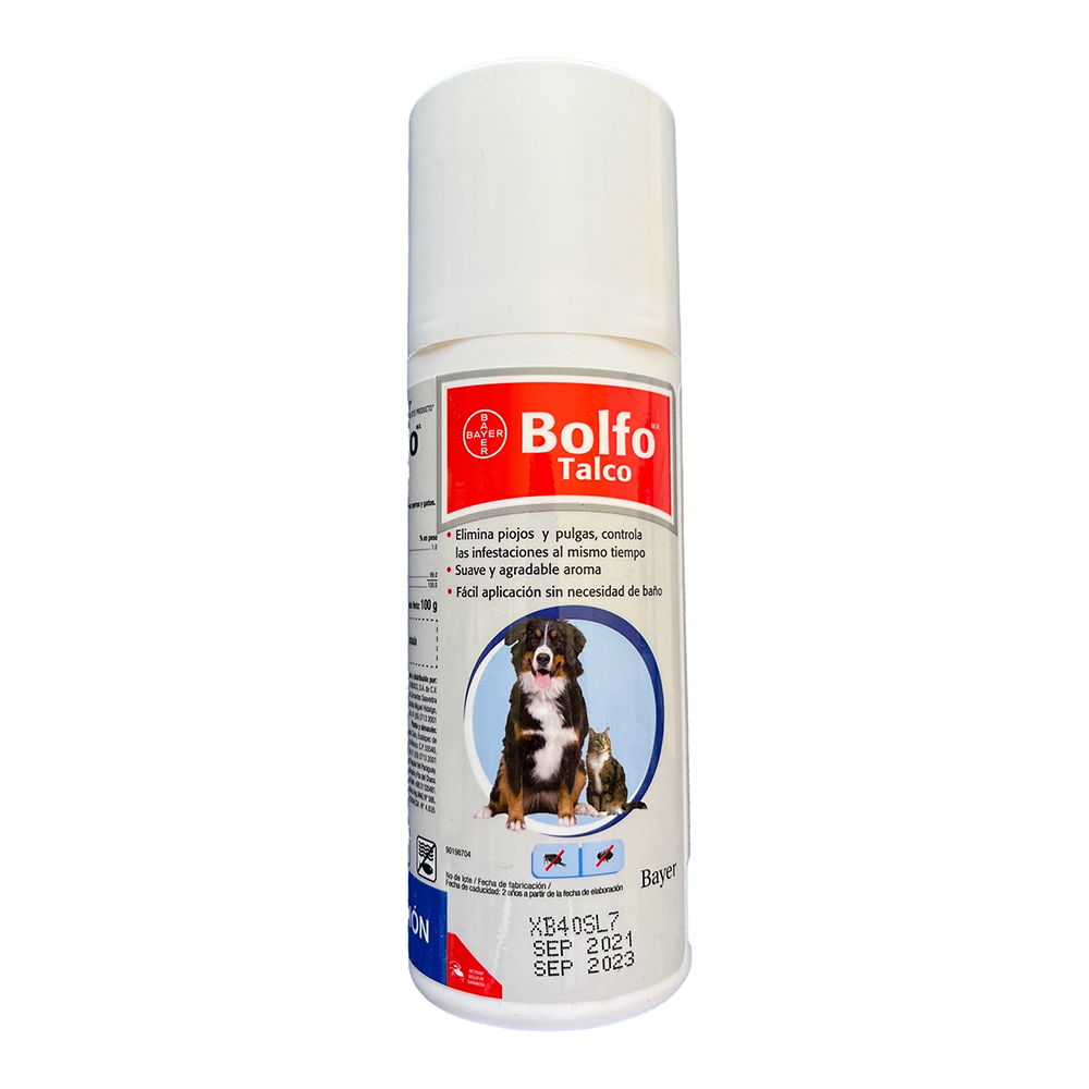 Bolfo Talco 100 gr Elanco - Polvo ectoparasiticida contra pulgas ...