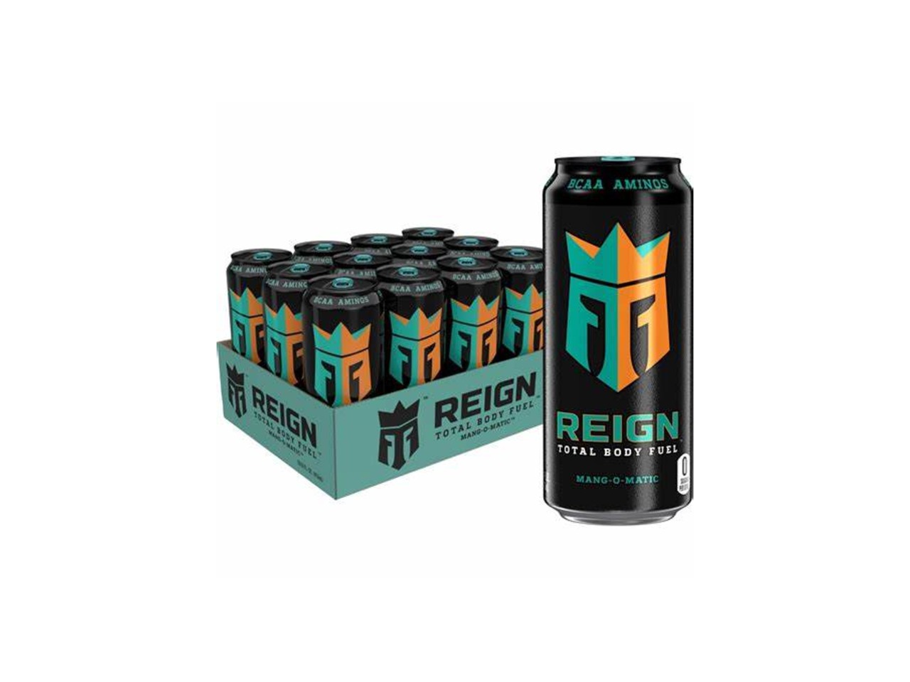 REIGN Energy Drink Zero Sugar Lilikoi Lychee 12 Pack