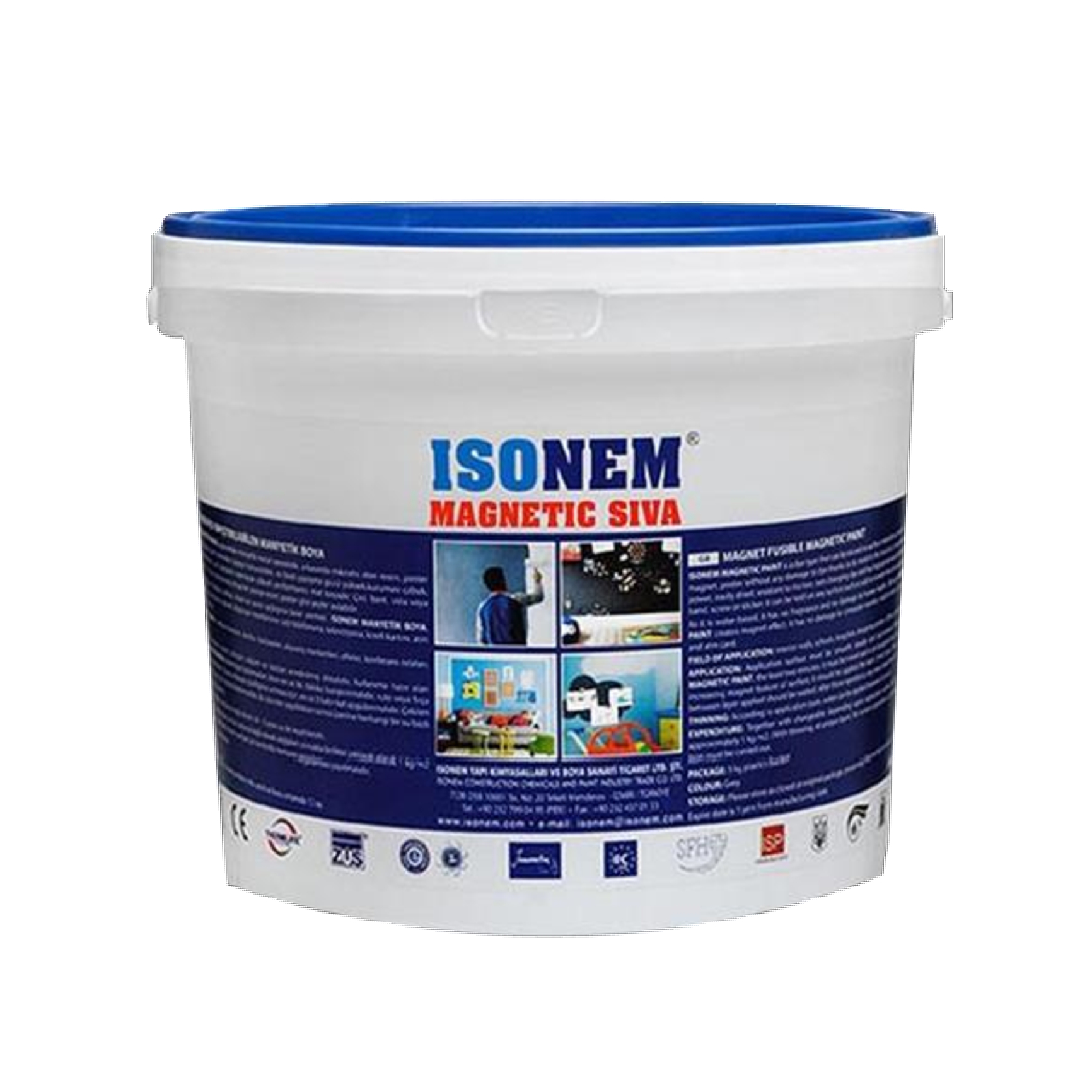 ISONEM MAGNETIC PLASTER - Yeso Magnético Adhesivo - 5 Kg.