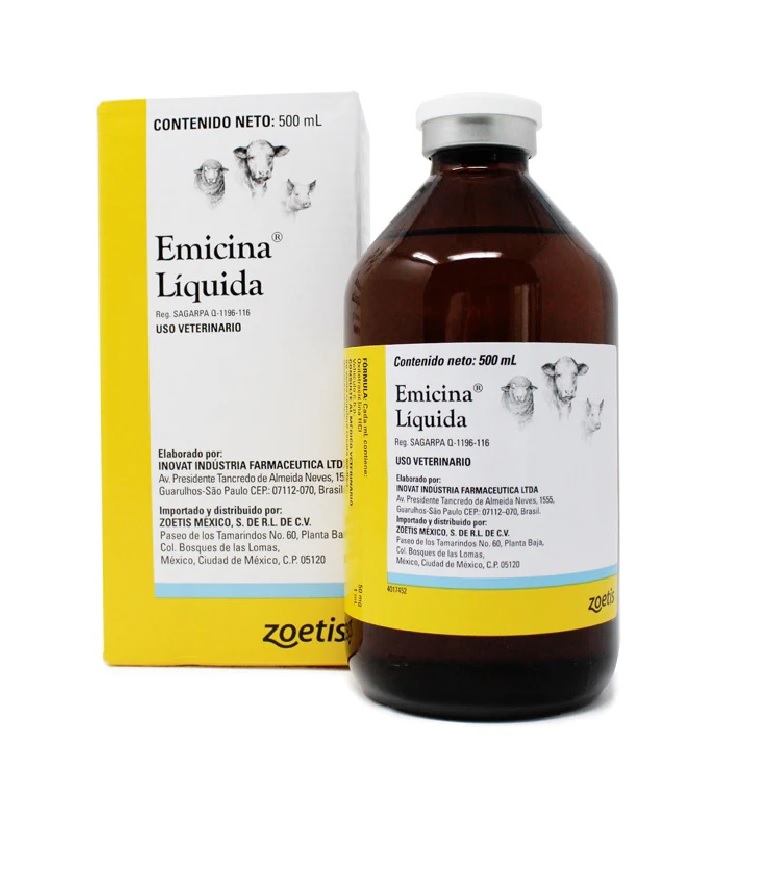 Emicina liquida de 500 ml Zoetis
