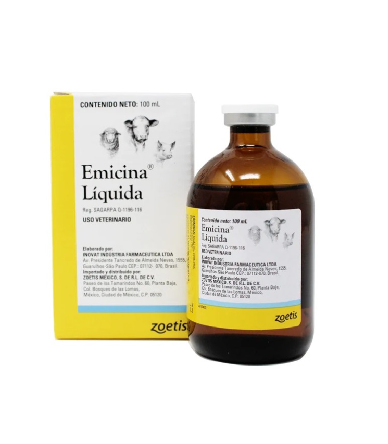 Emicina liquida de 100 ml Zoetis