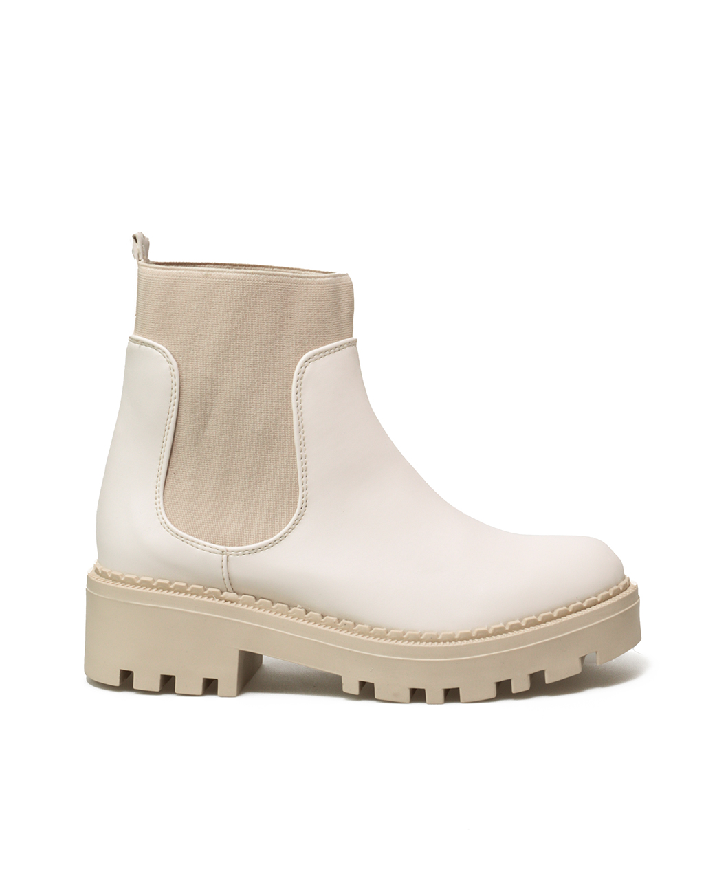 Botas Chunky Lisas Con Elástico Tbt 6049