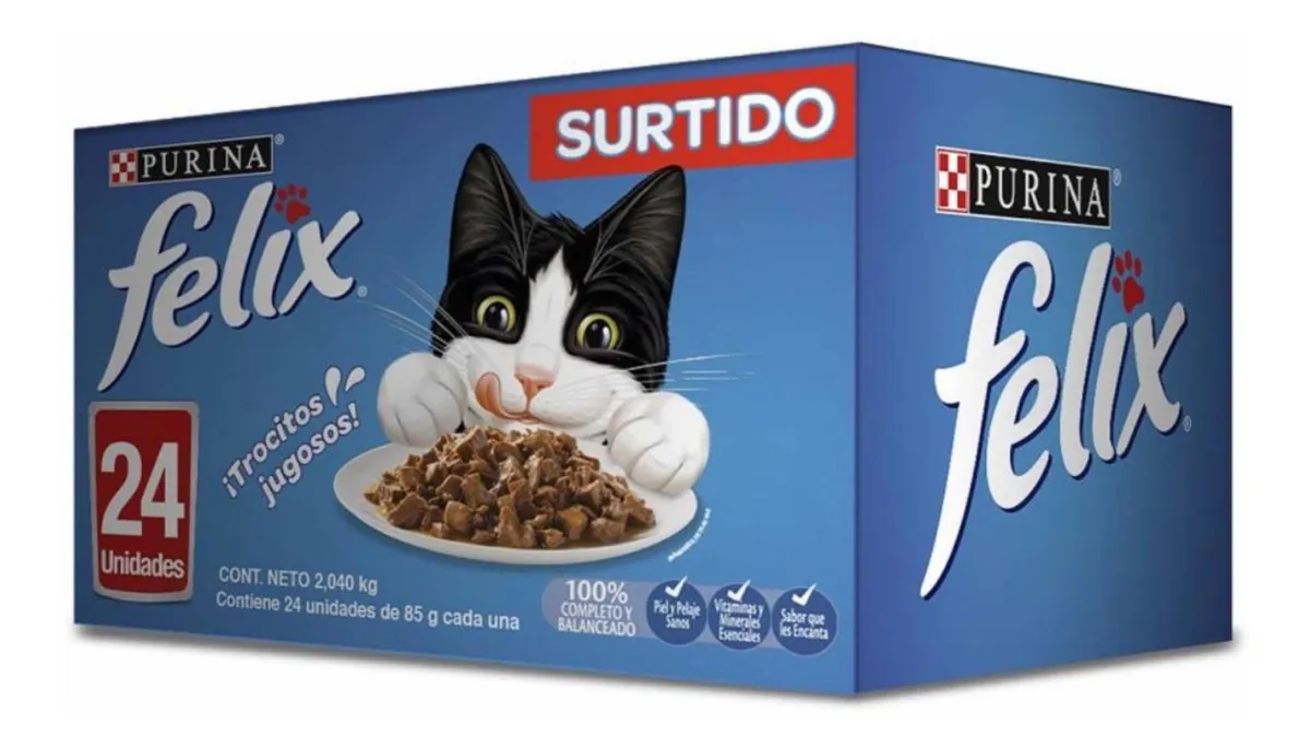 Purina Felix, alimento húmedo para Gato Mix Pack 24 de 85 g