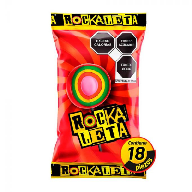 Paleta Rockaleta 18 piezas