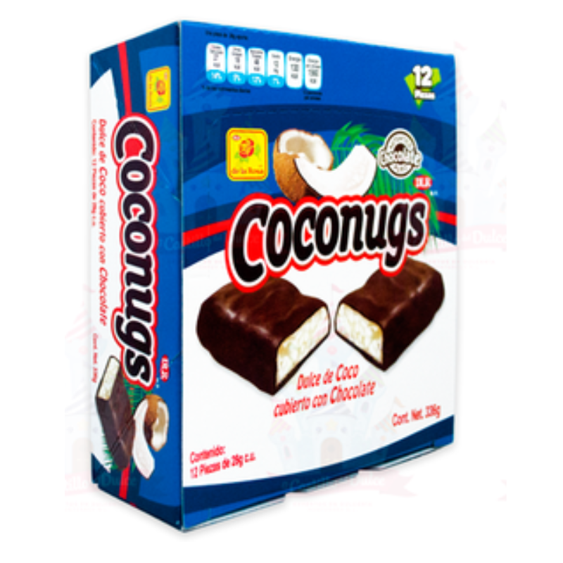 Chocolate Coconugs 12 piezas
