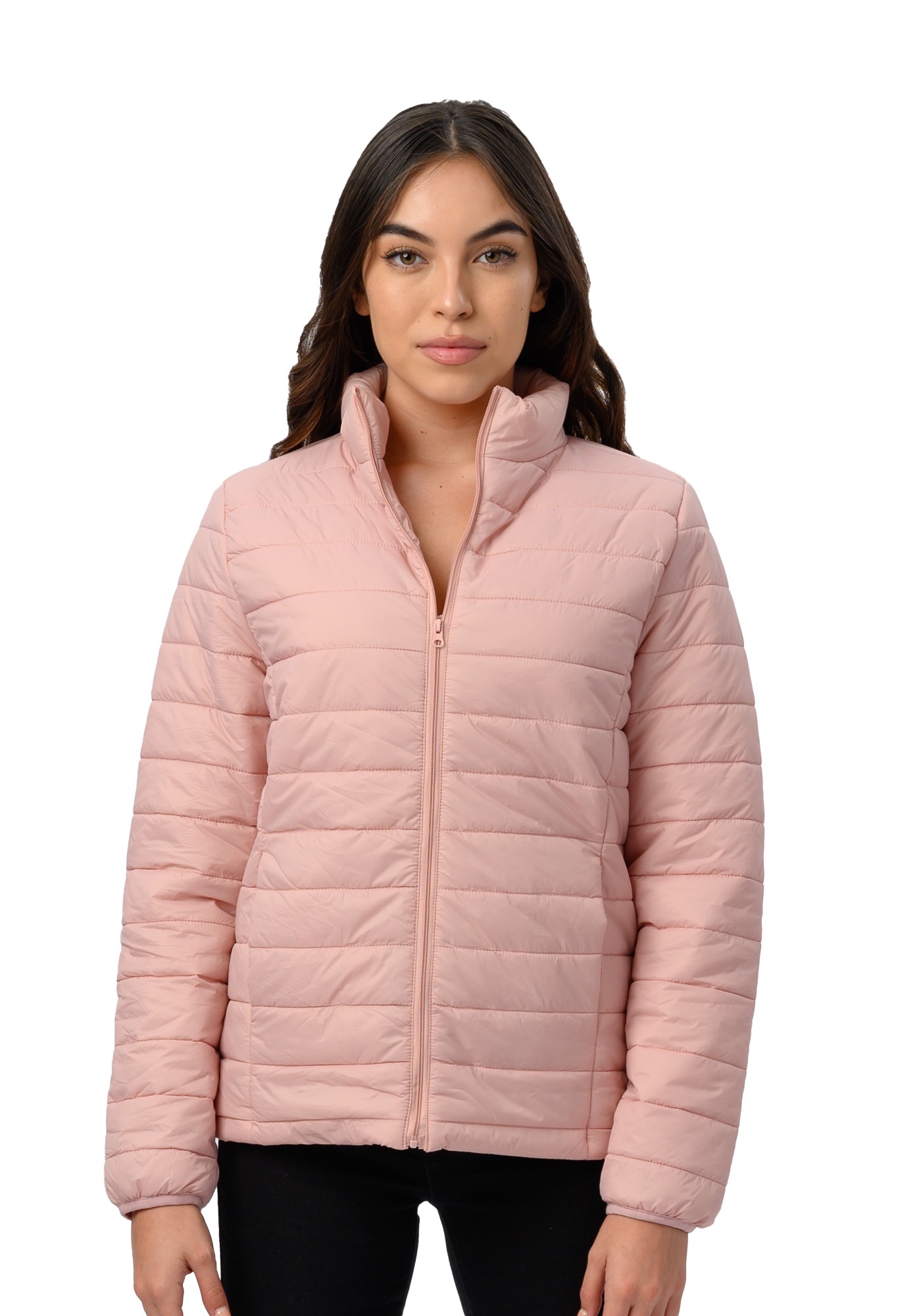 Chamarra Capitonada Ligera De Mujer Color Rosa - Refinery Republic