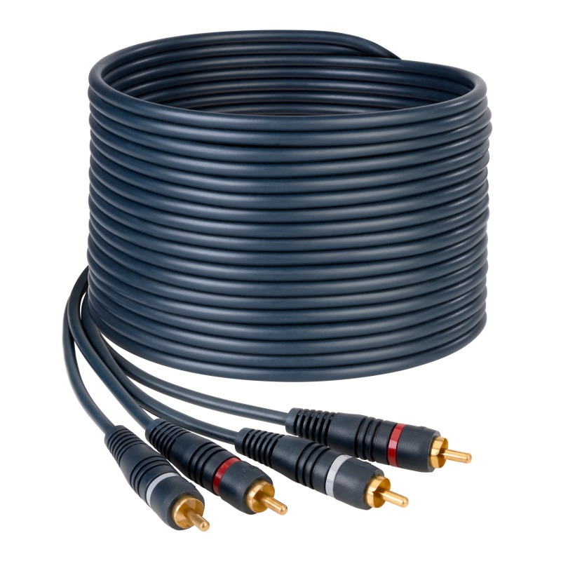Cable 2 Plug Rca A 2 Plug Rca De 3.6m Reforzado Steren