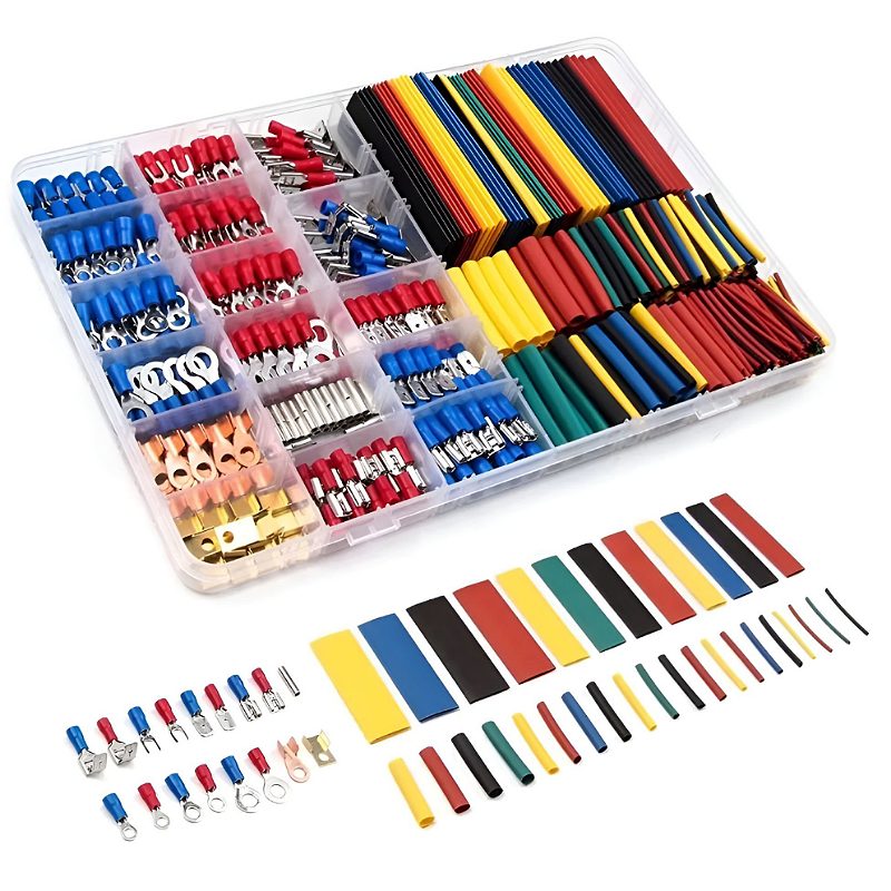 Terminales Aisladas Conectores Para Cable Eléctrico 678pcs