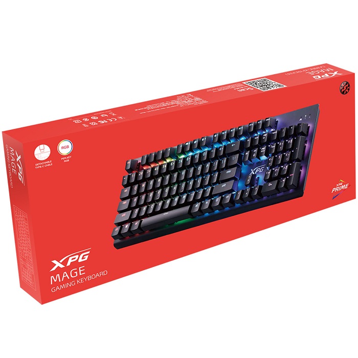 Teclado Adata XPG MAGE Mecanico RGB Gaming Español MAGE105RD-BKCES
