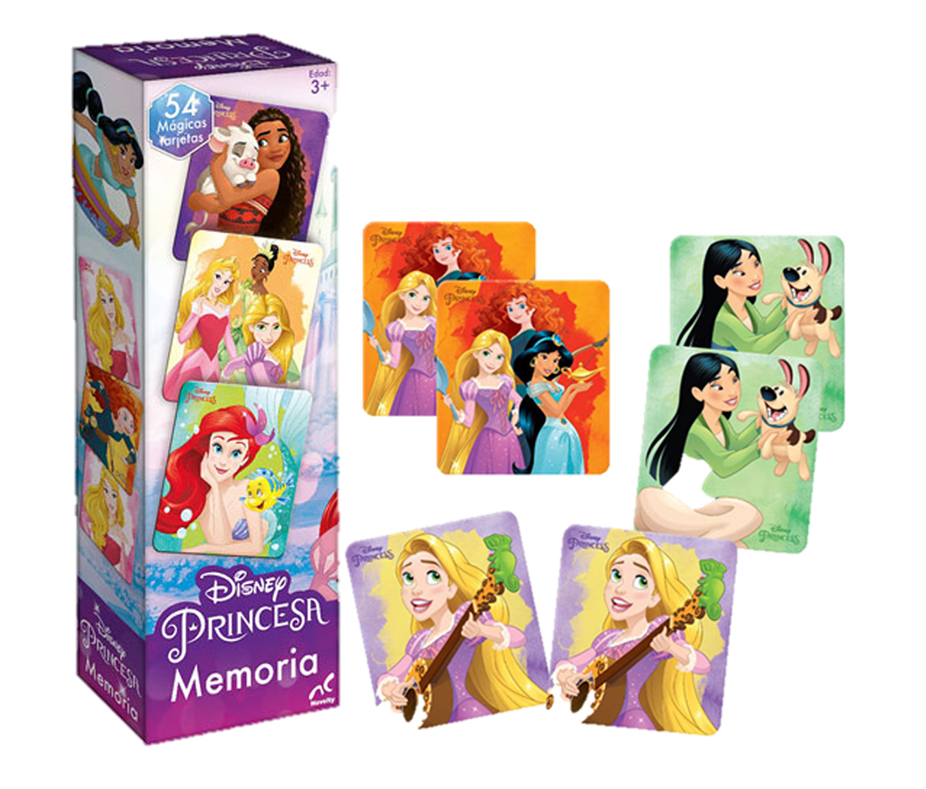 Memoria Princesas 54 Tarjetas 2 edi. Disney - Novelty
