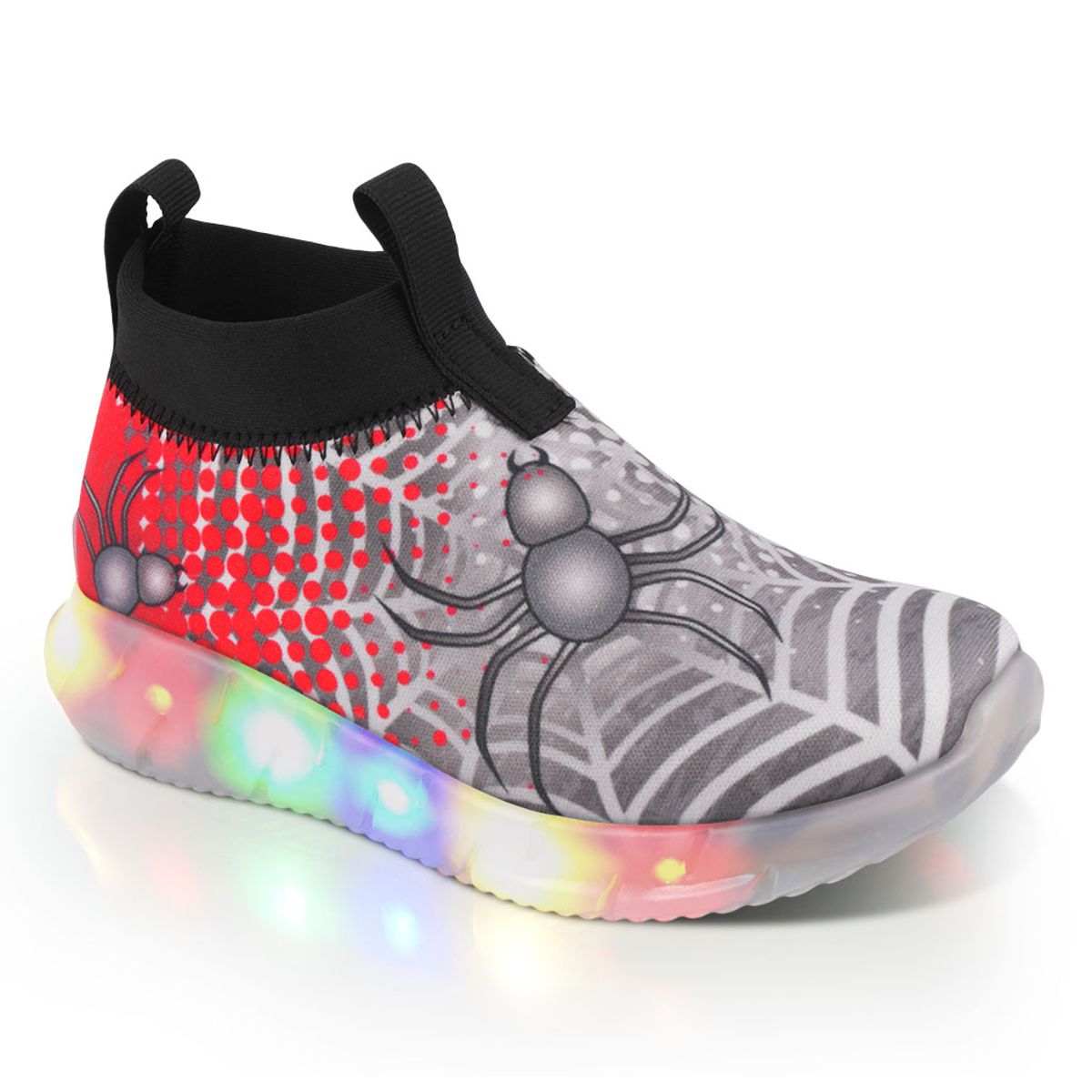 Tenis con Luces para niño marca Nick & Wick Modelo 4251-F Spider