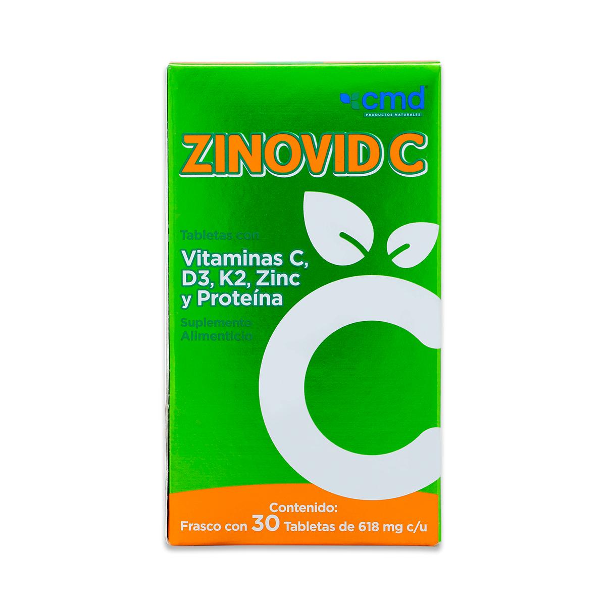 Zinovid C Cmd Frasco Con 30 Tabs