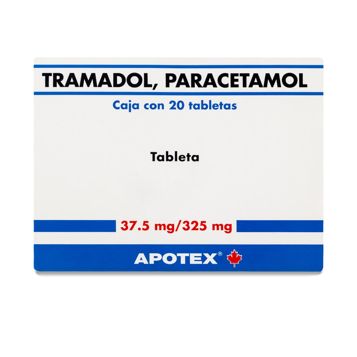 Tramadol, Paracetamol 20Tab 37.5/325 Mg Apotex