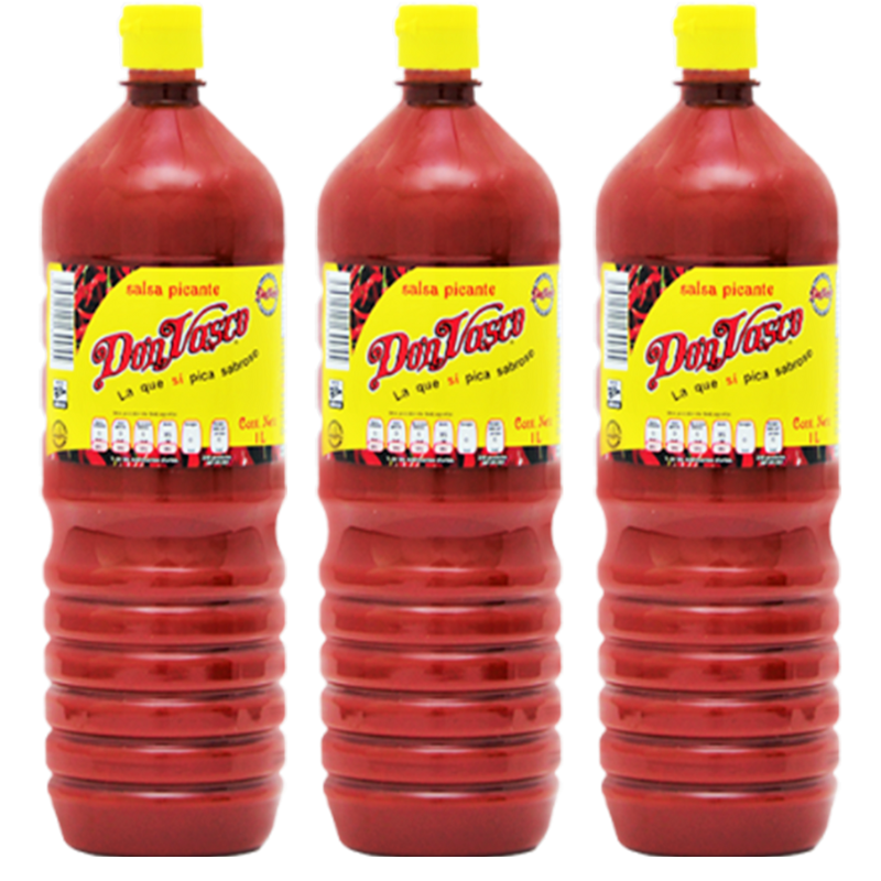 Paquete 5 Salsa Don Vasco 1 litro c/u