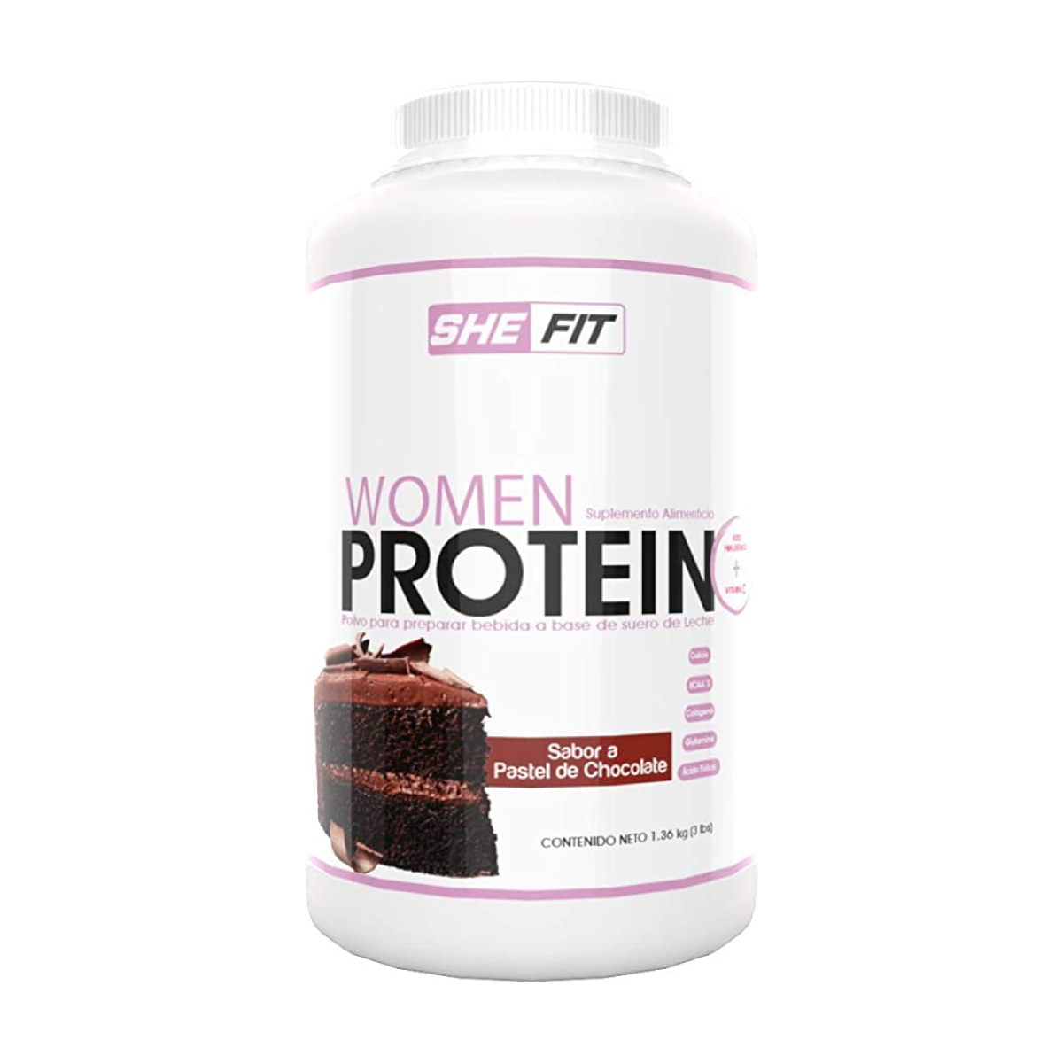 Proteina BHP SheFit Women Protein 3lbs 42 Serv. - Pastel de Chocolate