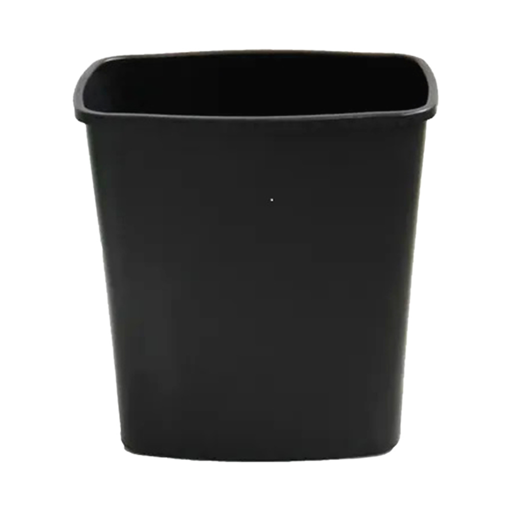 CESTO RECTANGULAR NEGRO DE 13 LITROS