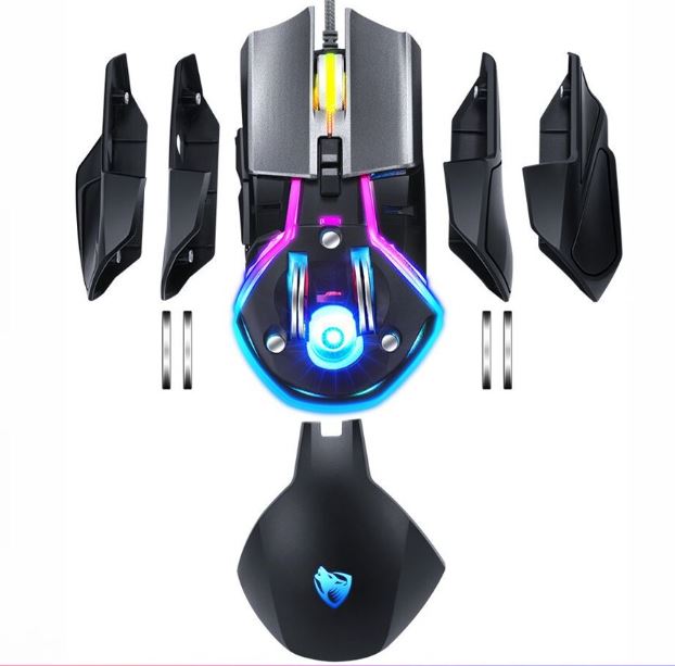 Mouse profesional Gamer RGB V11 T-wolf Mouse