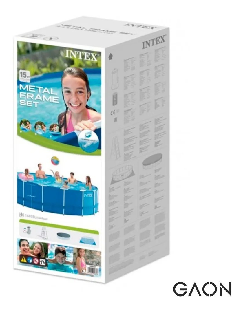 Piscina Armable Grande Alberca Estructural De Acero Gaon