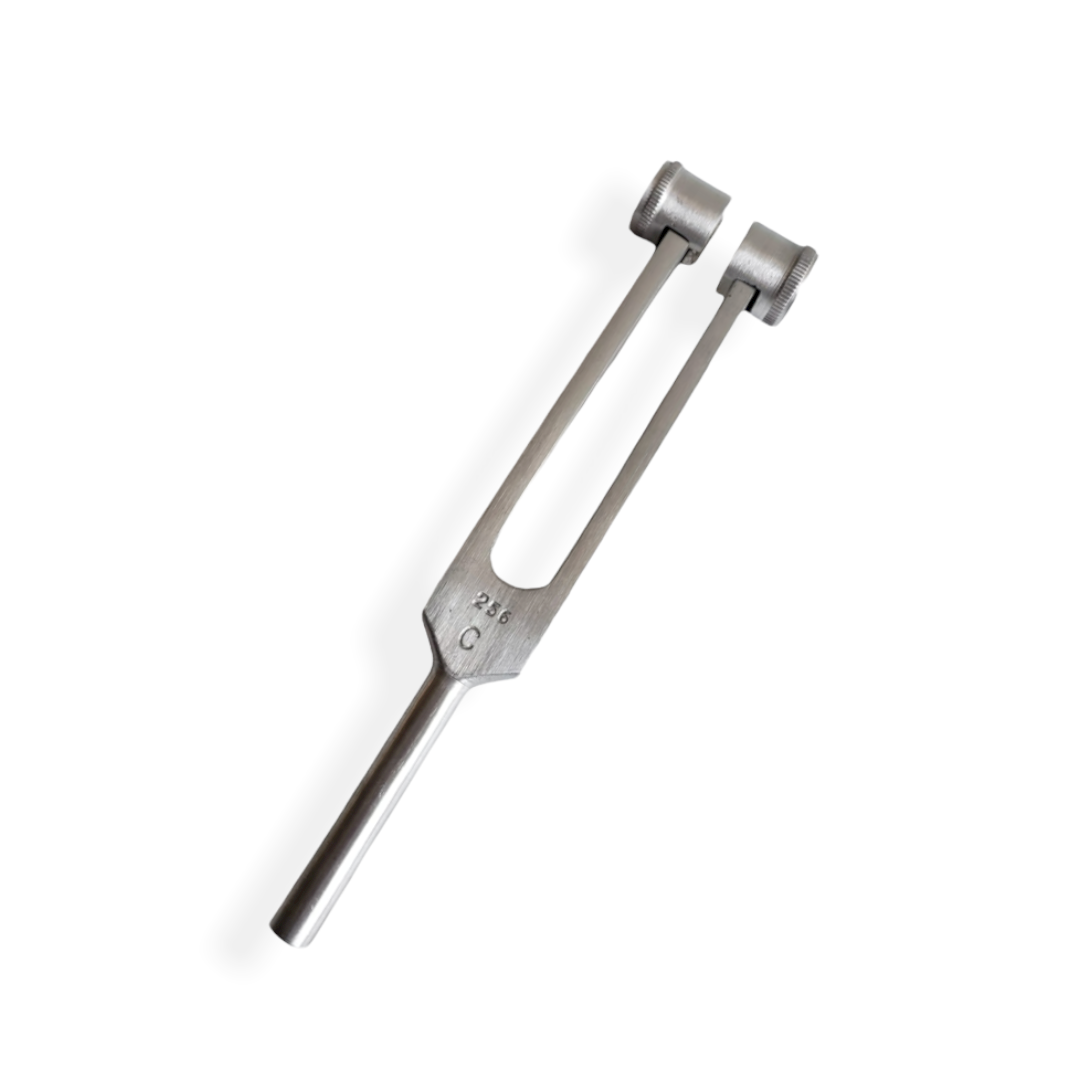 Diapasón con sordina 256, para diagnóstico médico, Hergom