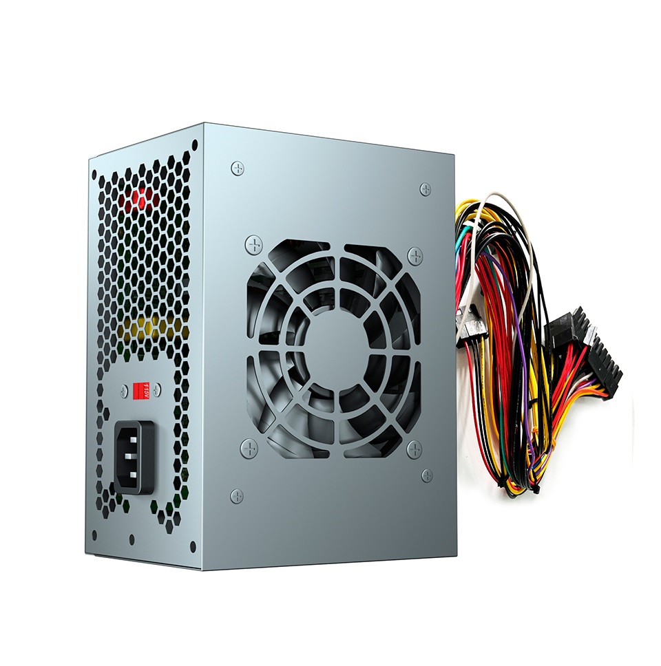 Fuente de poder Slim Quaroni QPSU-03 Potencia hasta 500W ventilador 8 ...