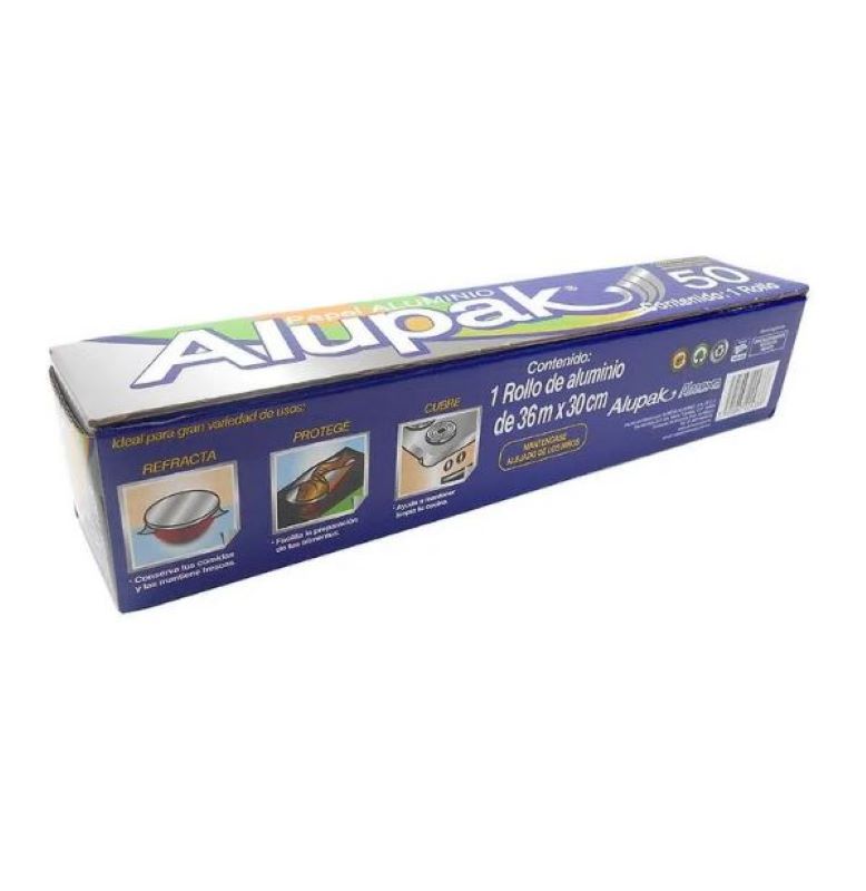 Papel Aluminio Alupak 7224338 36 Metros