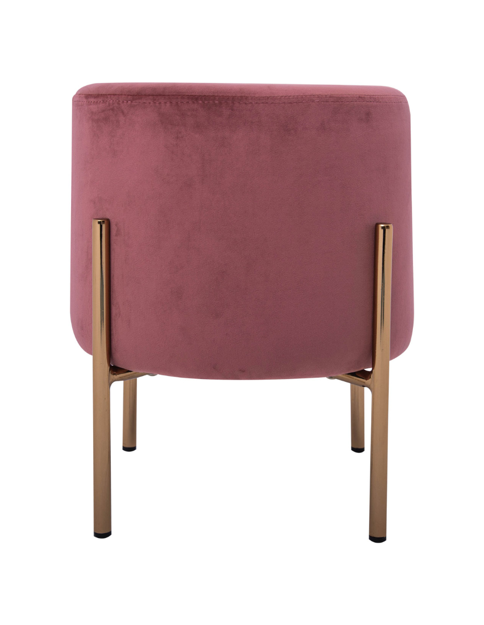 Taburete Spritz de Tela color Rosa