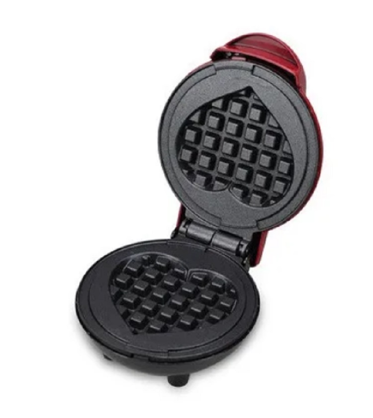 Waflera Eléctrica Para Waffles En Forma De Corazon