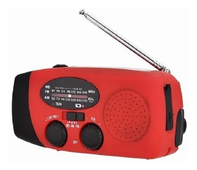 Linterna Solar Portátil Con Radio Am/fm
