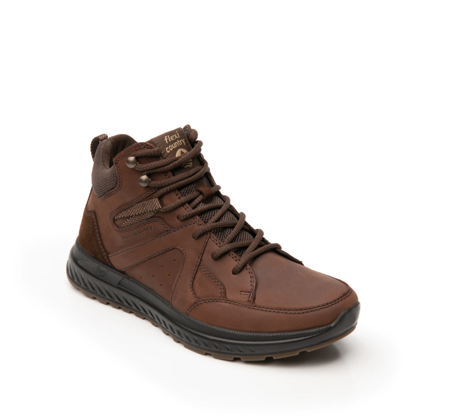 Botín Outdoor Flexi Country Para Hombre Con Agujeta Reforzada Estilo ...