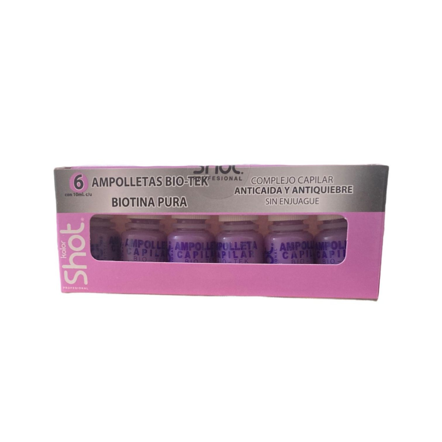 Kolor Shot Ampolletas Biot-tek Biotina Pura C/6