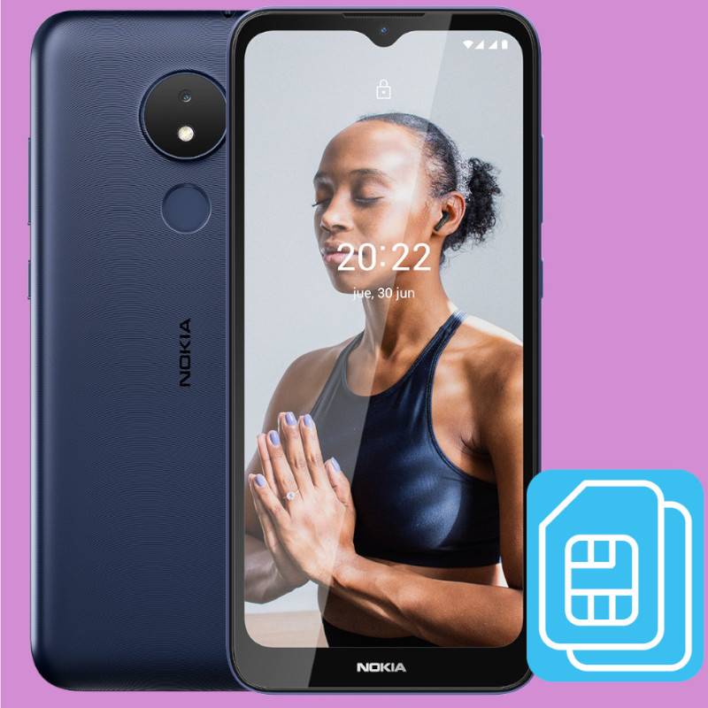 Nokia C21 Dual Sim 32Gb + sim Card Con 4 Meses De Servicio Ilimitado