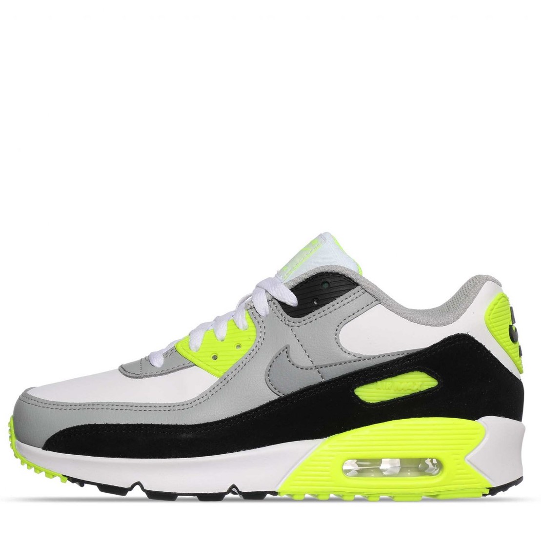 Tenis Nike Air Max 90 LTR GS Yellow White (CD6864-101)