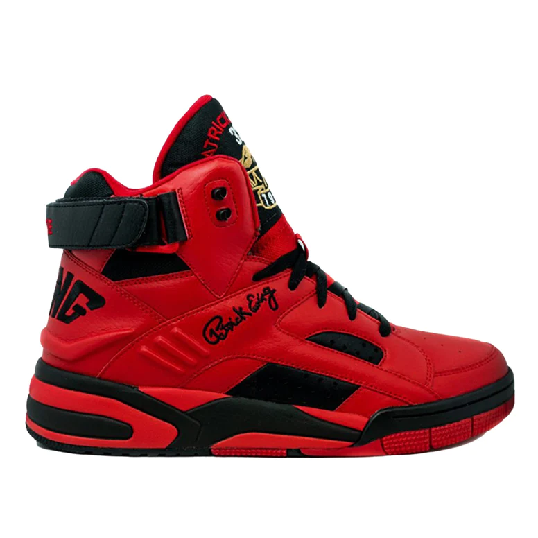 Tenis Patrick Ewing Eclipse Rojo Negro De Caballero Original