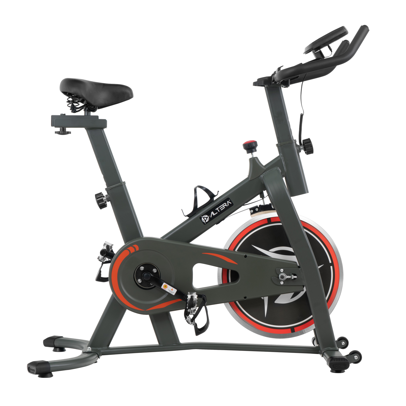 Altera Bicicleta Spinning Fija 10 Kg, Monitor con 6 Funciones ...