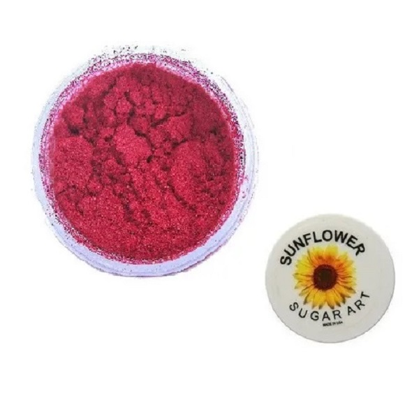 Polvo Brillos Comestible Frambuesa Sunflower Ld-010